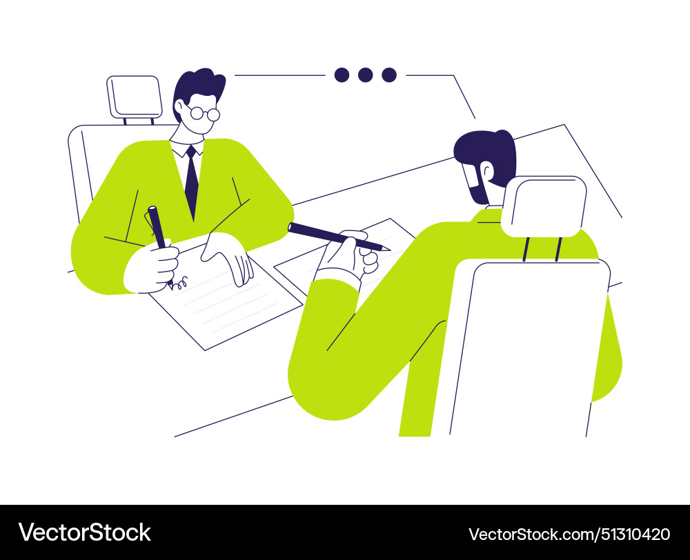 Partnership agreements abstract concept Royalty Free Vector