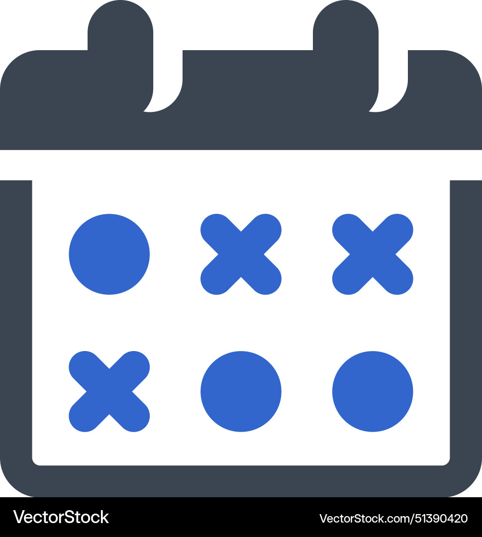 Schedule planning icon Royalty Free Vector Image