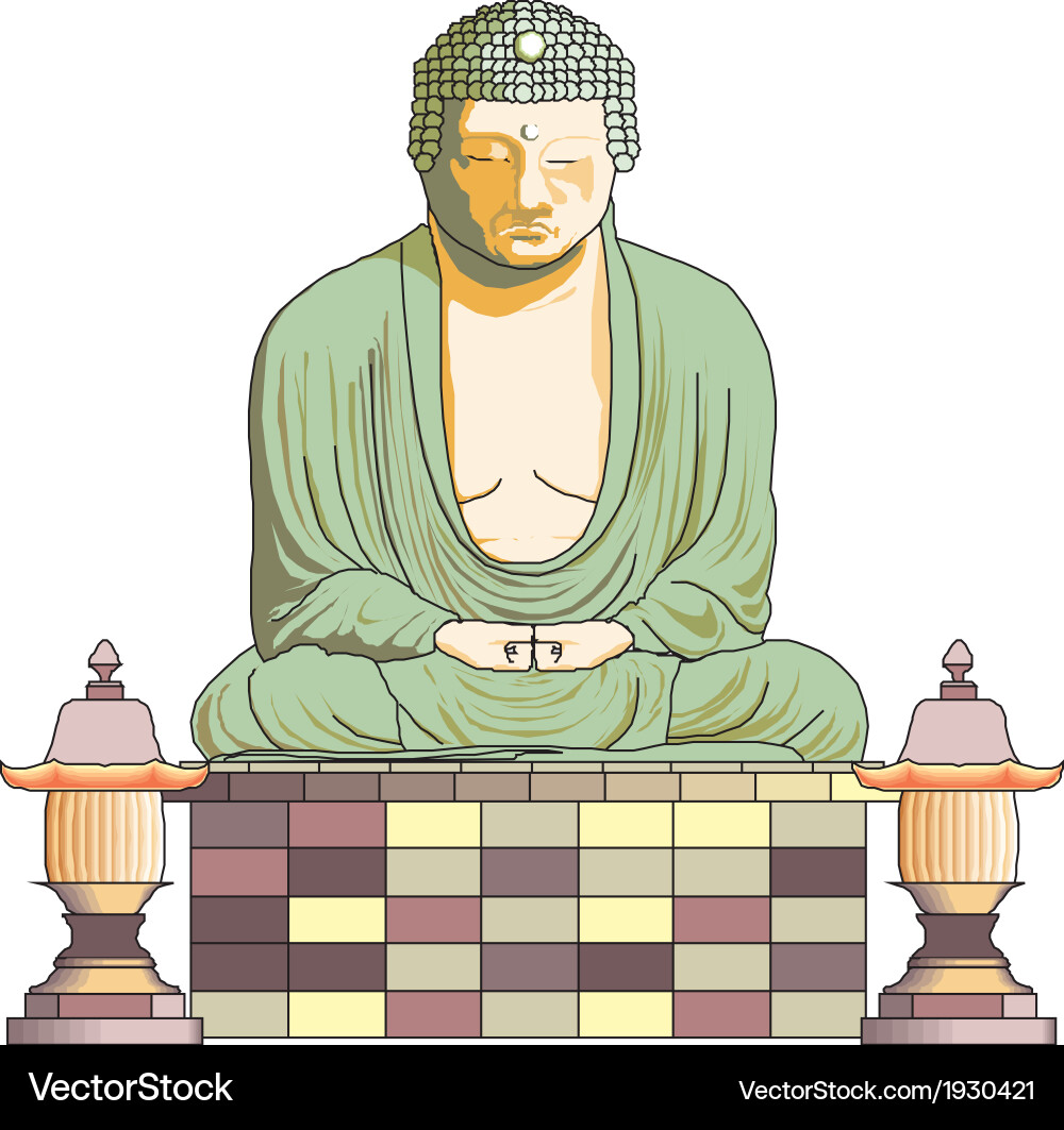 Buddha Royalty Free Vector Image - VectorStock