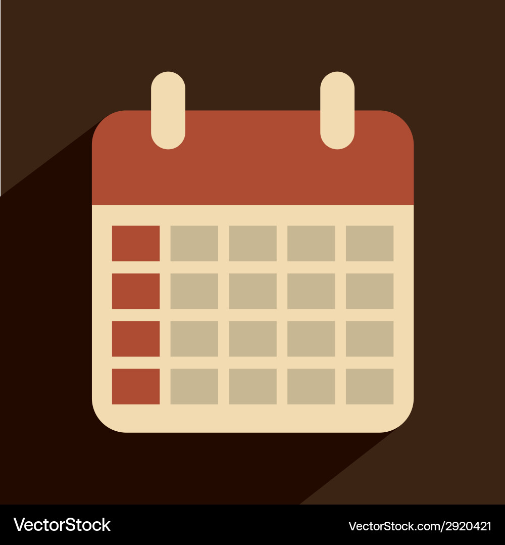 Calendar design Royalty Free Vector Image - VectorStock