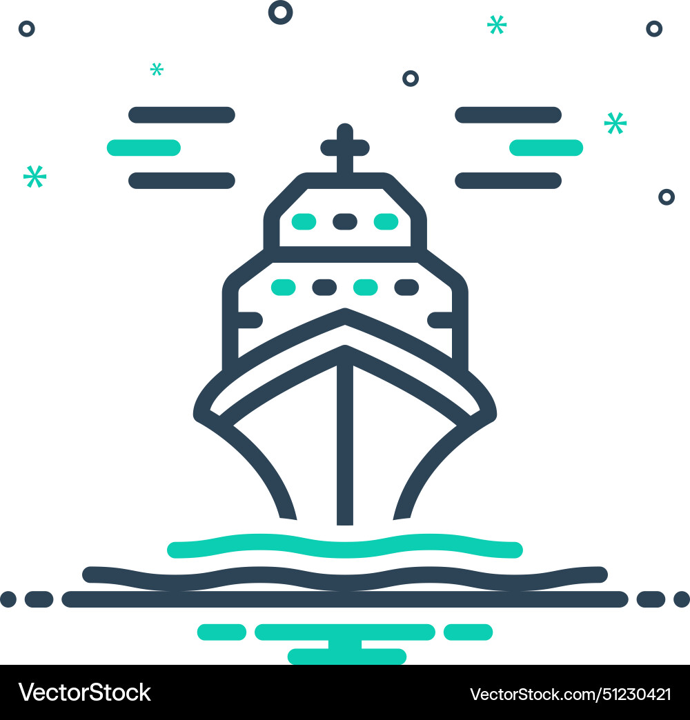 Ferry Royalty Free Vector Image - VectorStock