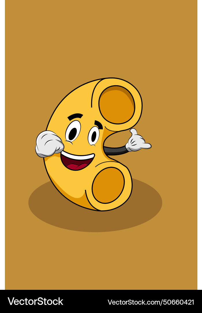 Macaroni pasta cartoon Royalty Free Vector Image