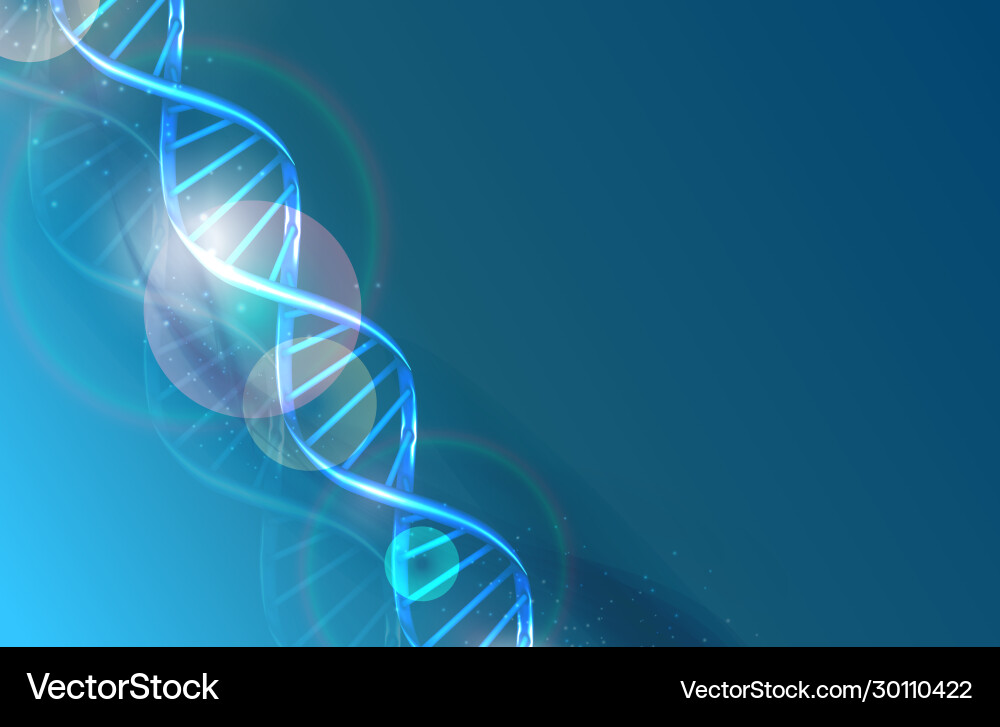 Abstract background with dnk spiral Royalty Free Vector