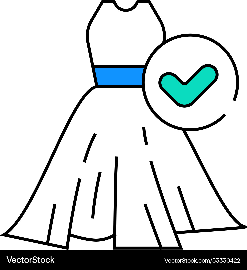 Dress code for night club icon color Royalty Free Vector