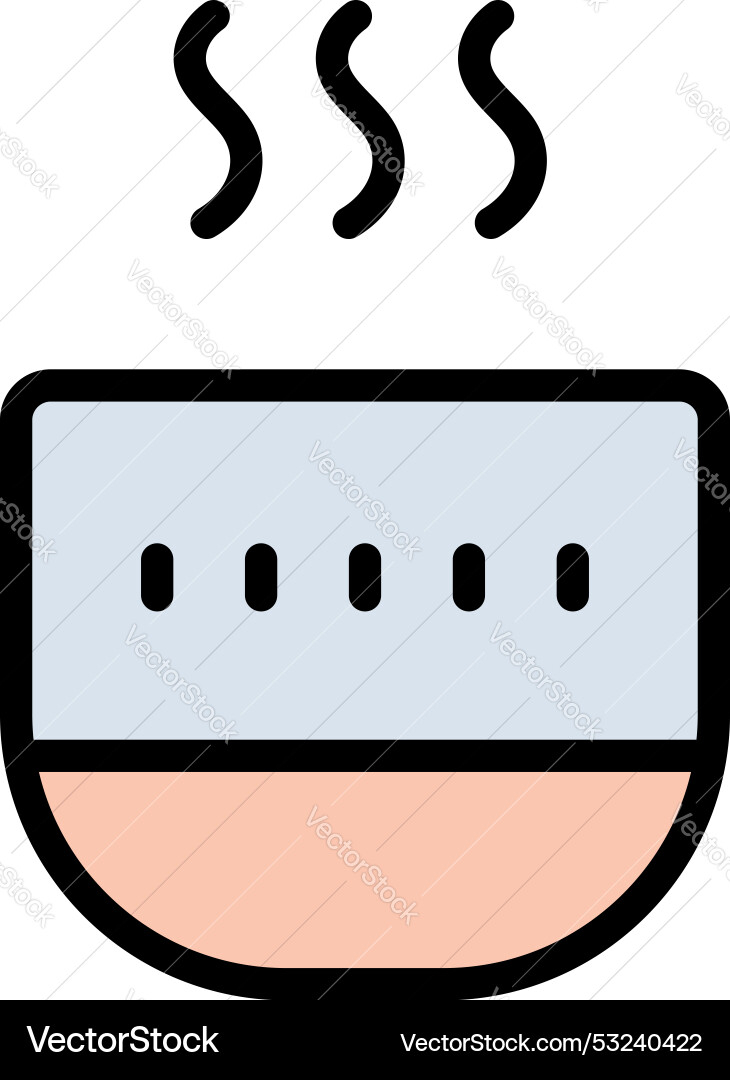 Humidifier device color icon electronic appliance Vector Image
