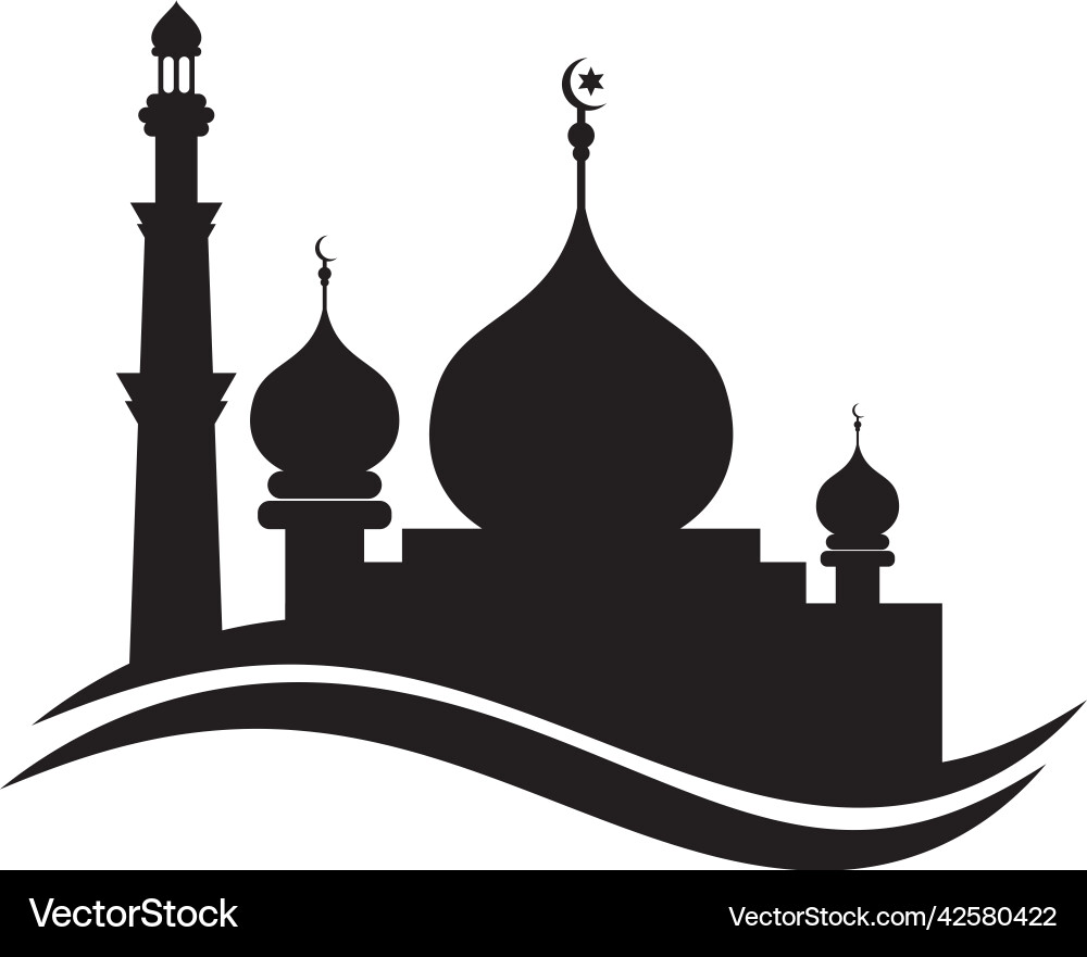 Mosque logo Royalty Free Vector Image - VectorStock
