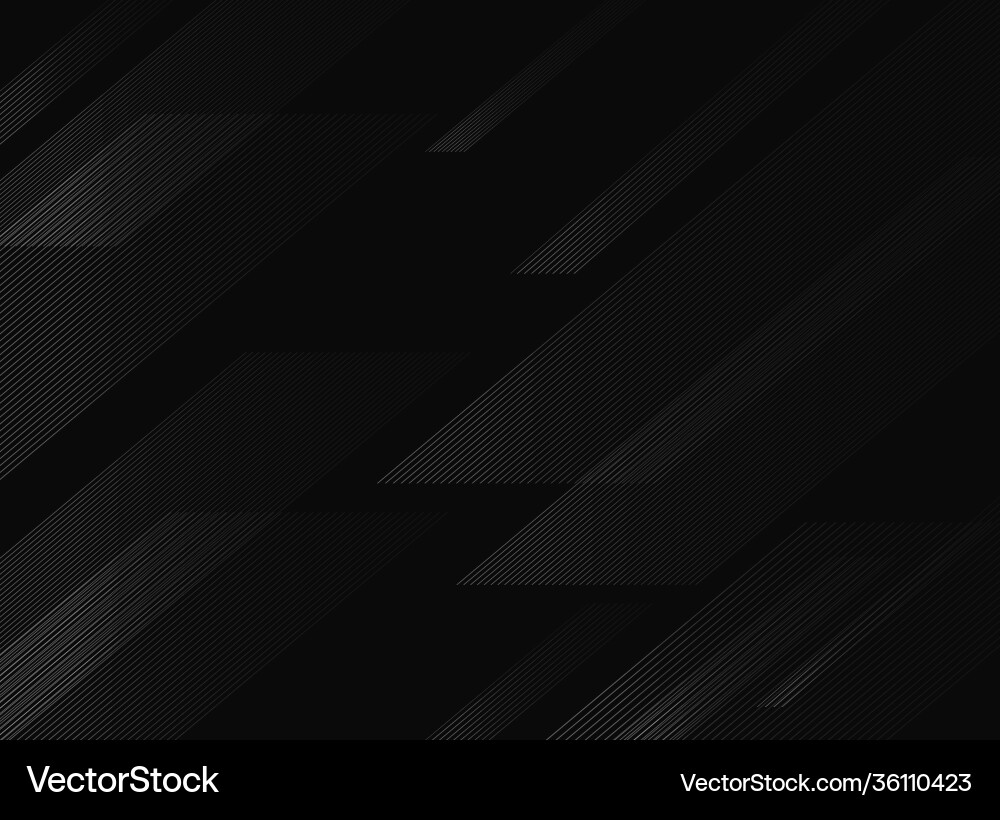 Black abstract geometric modern background Vector Image
