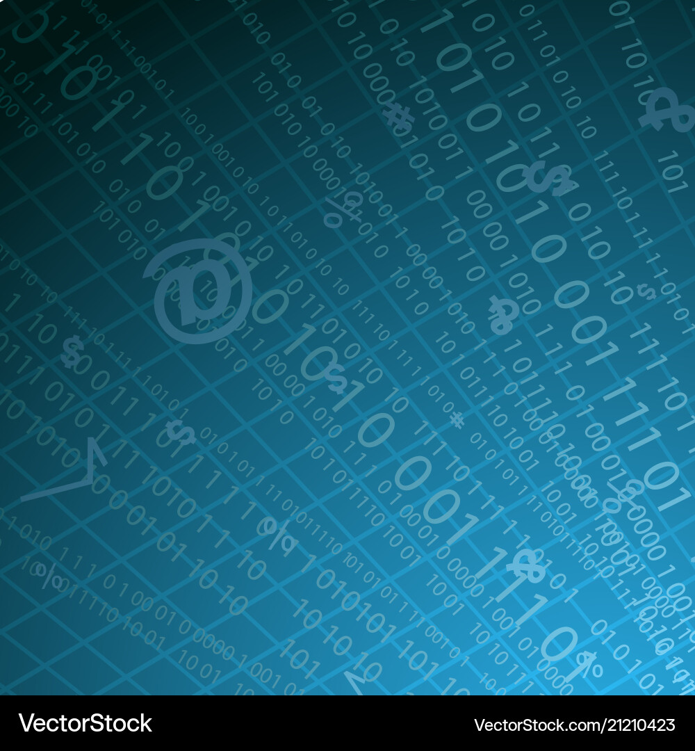 Digital computer background Royalty Free Vector Image