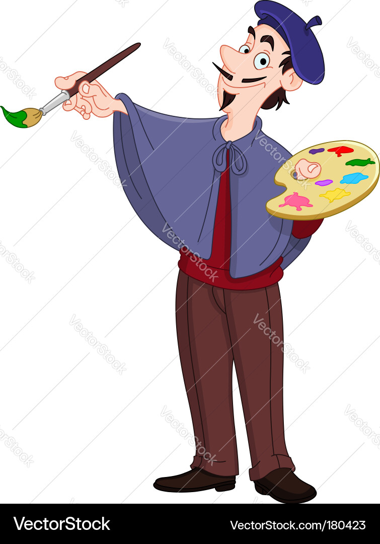 Painter Royalty Free Vector Image - VectorStock