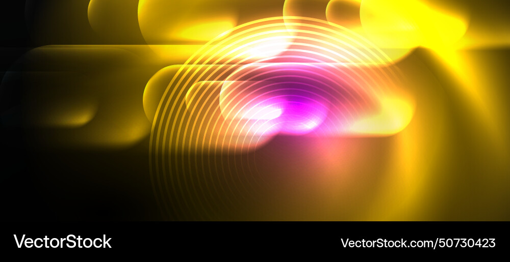 Shiny color neon glowing design Royalty Free Vector Image