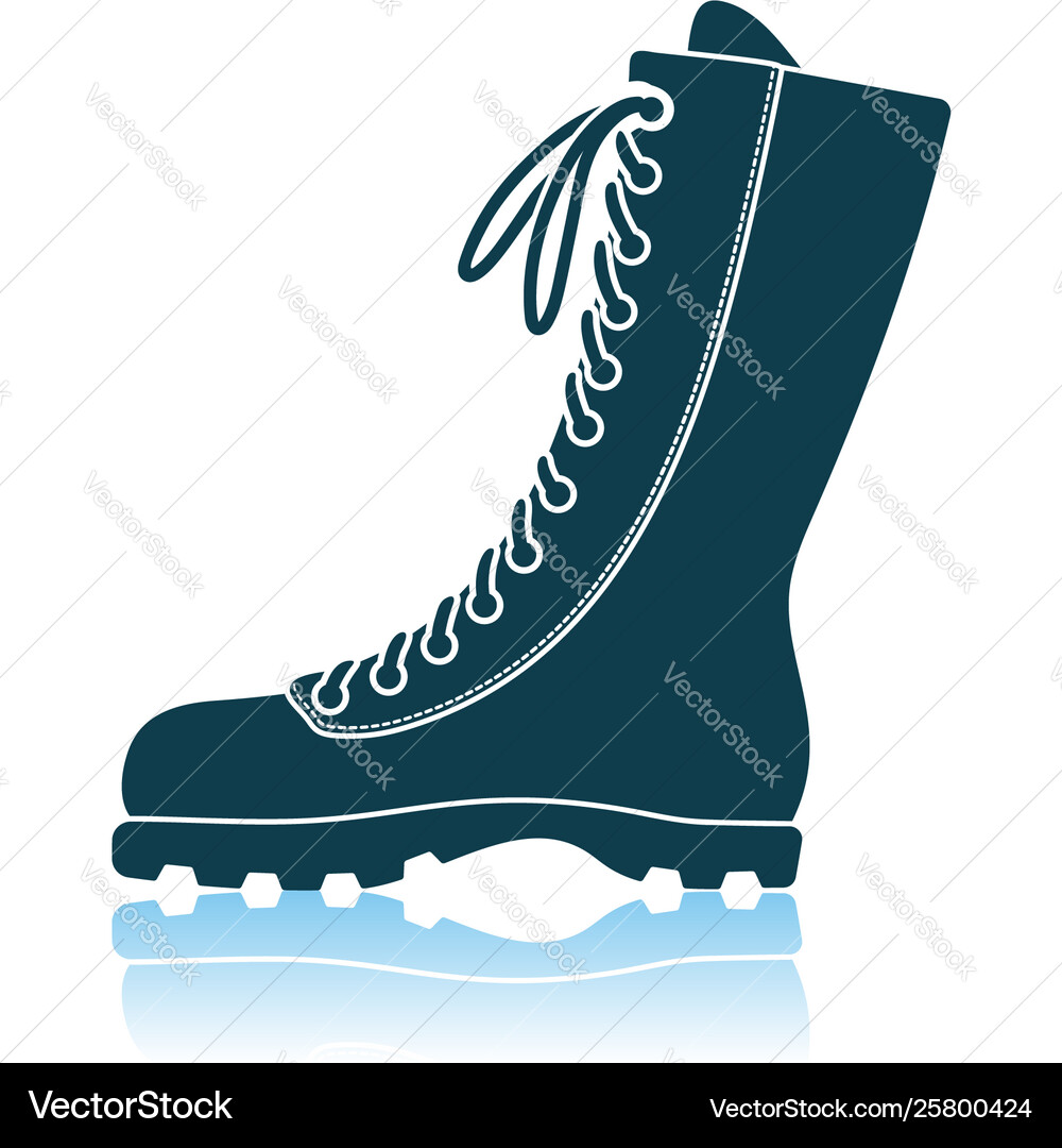Hiking boot icon Royalty Free Vector Image - VectorStock