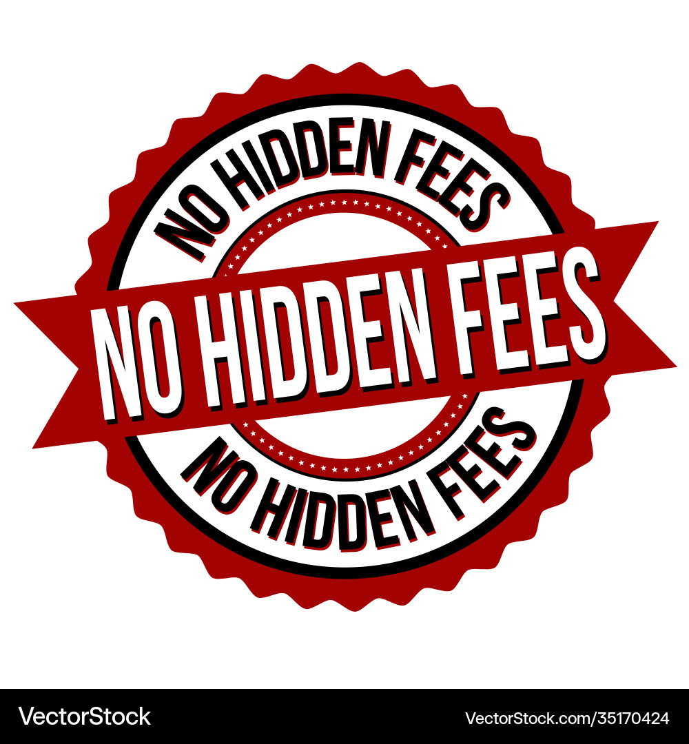 No Hidden Fees Vector Images (over 150)