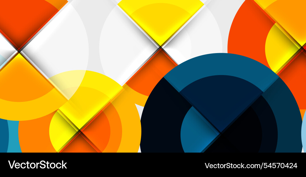 Target circle geometric abstract shapes Royalty Free Vector