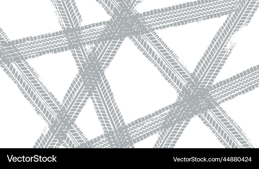 Tire Tread Grunge Pattern Royalty Free Vector Image