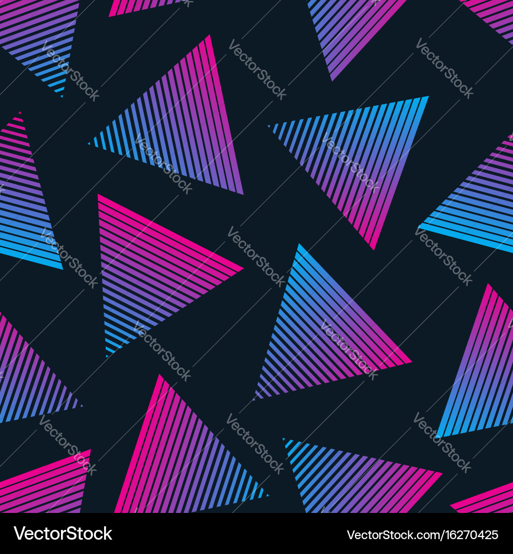 80s retro style seamless pattern Royalty Free Vector Image