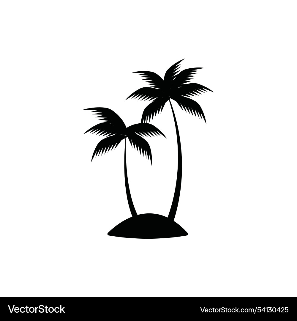 Coconut tree icon Royalty Free Vector Image - VectorStock