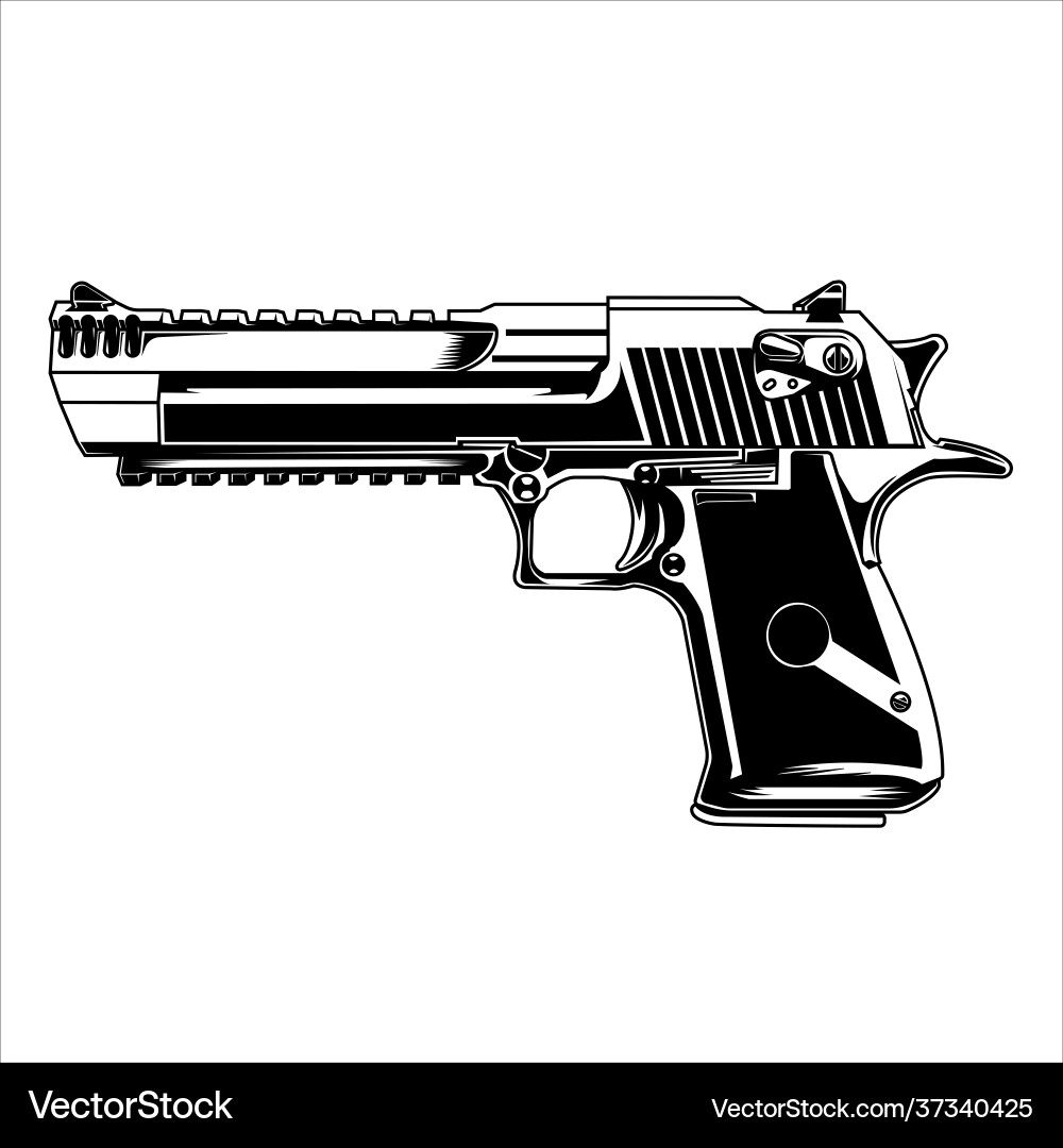 Desert-eagle Royalty Free Vector Image - VectorStock