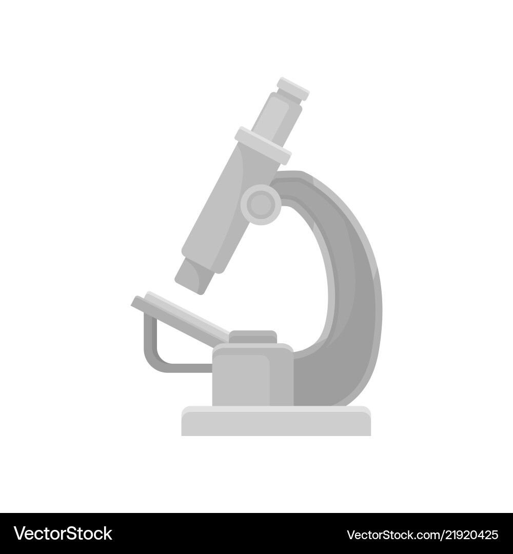 Microscope medical equipment Royalty Free Vector Image