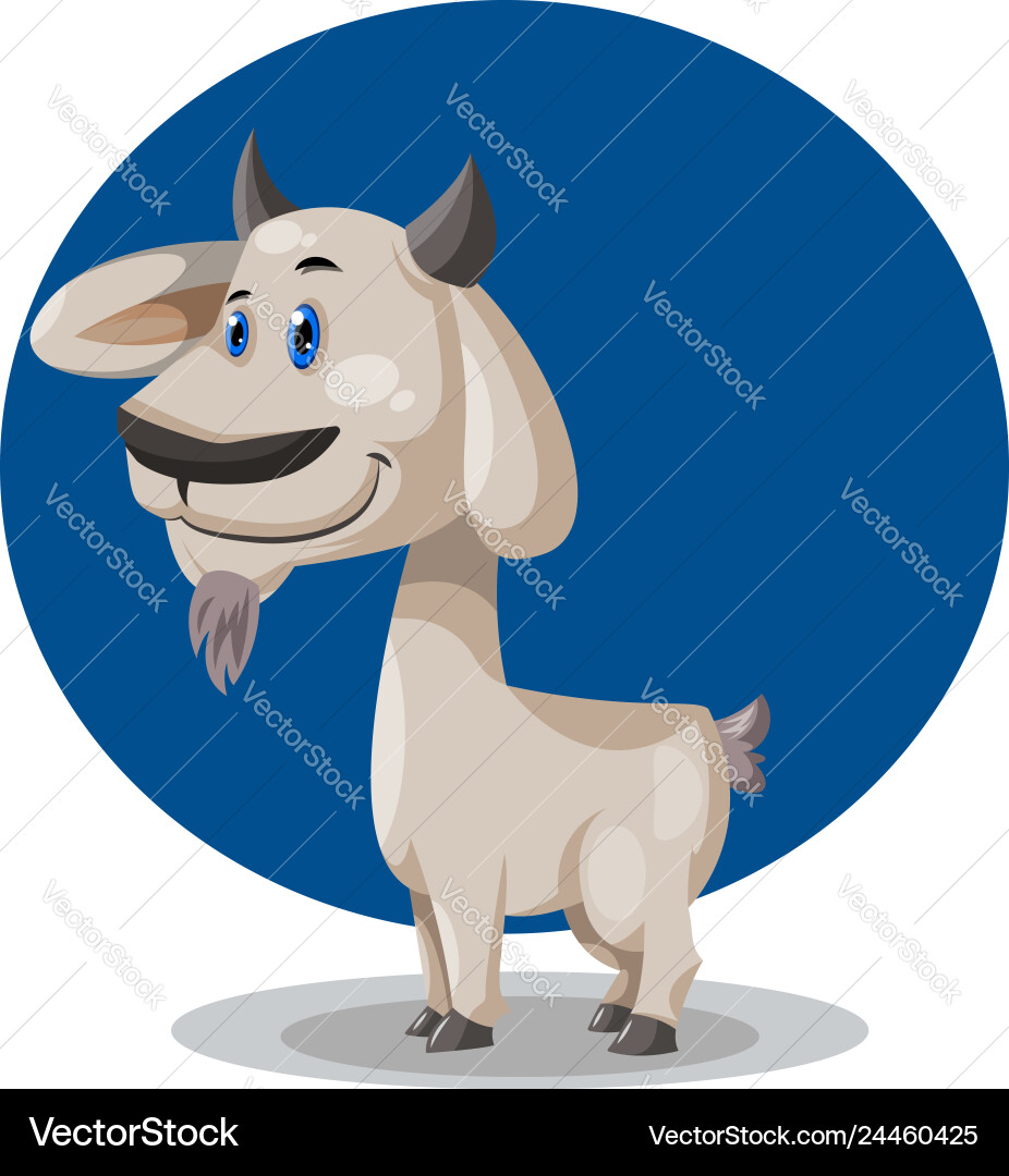 Pale goat color Royalty Free Vector Image - VectorStock