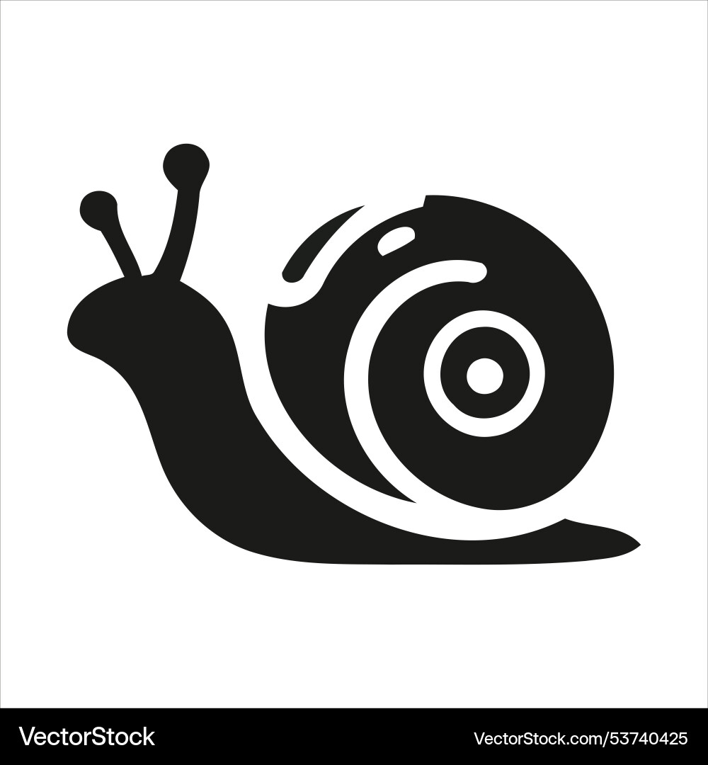 Snail logo Royalty Free Vector Image - VectorStock