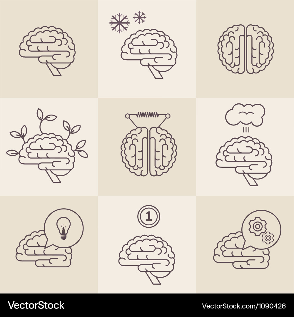 Brain Front Vector Images (over 3,700)