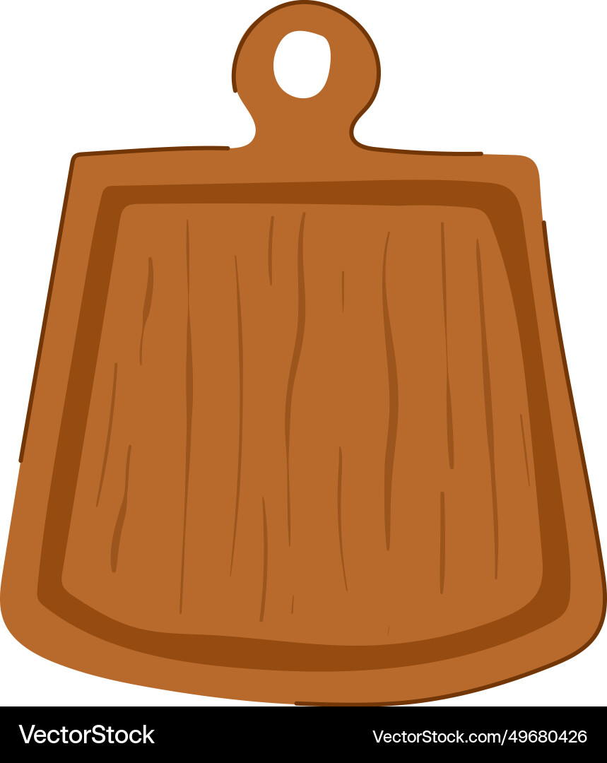 Kitchen chopping board cartoon Royalty Free Vector Image