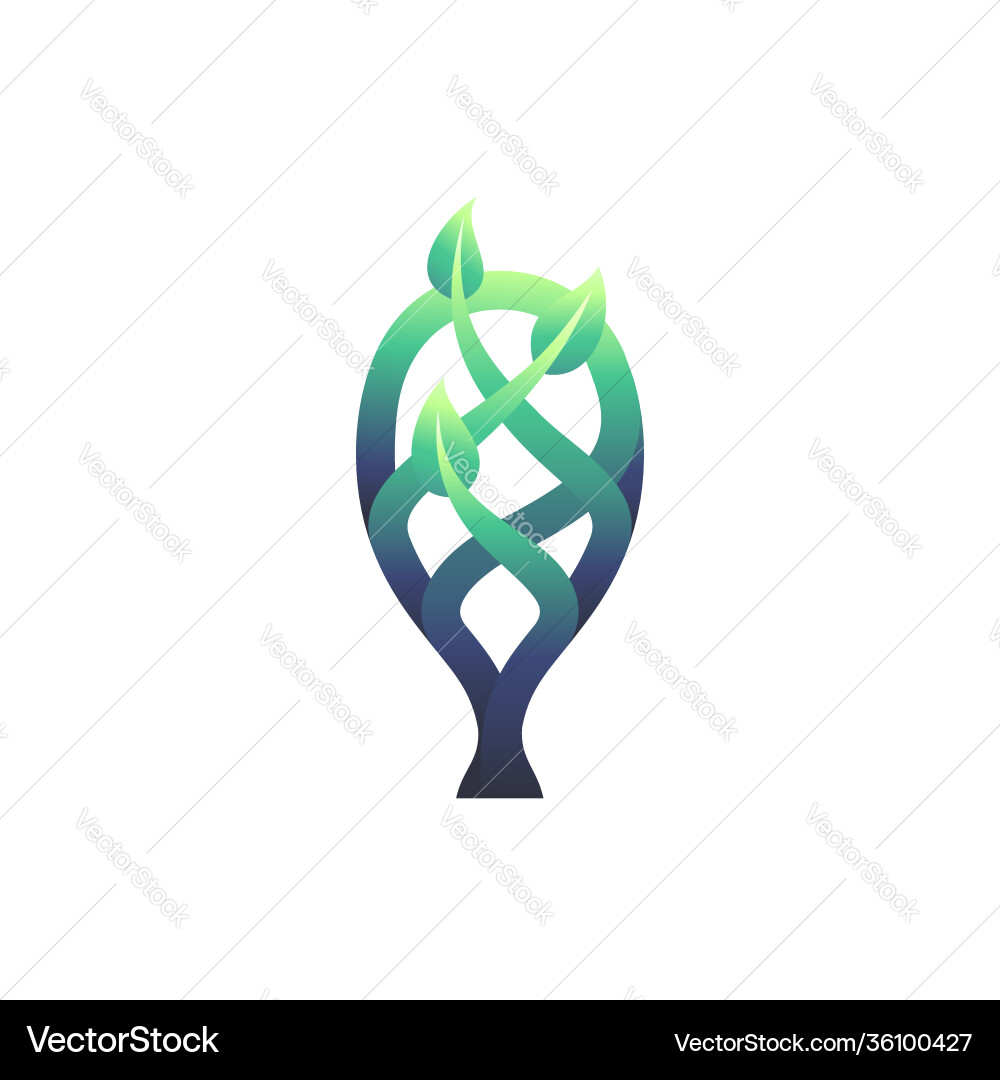 Green nature and environment concept Royalty Free Vector