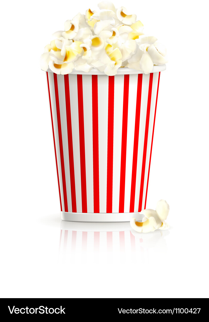 Popcorn Royalty Free Vector Image - VectorStock