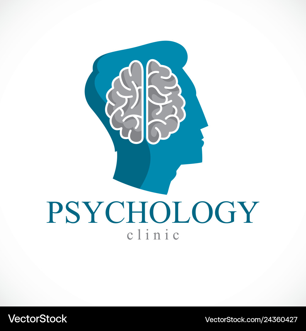 Psychological Analysis Logo Royalty Free Vector Image