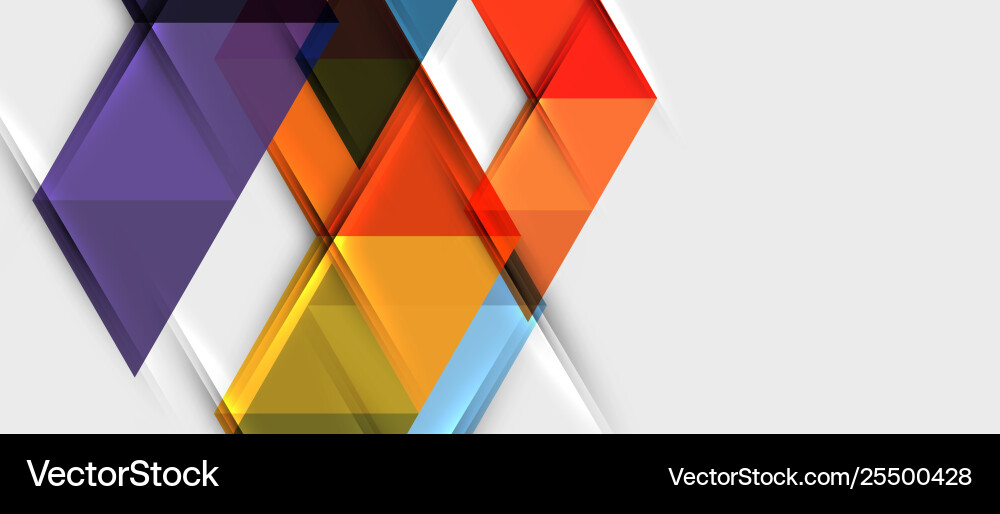 Abstract geometric background modern overlapping Vector Image