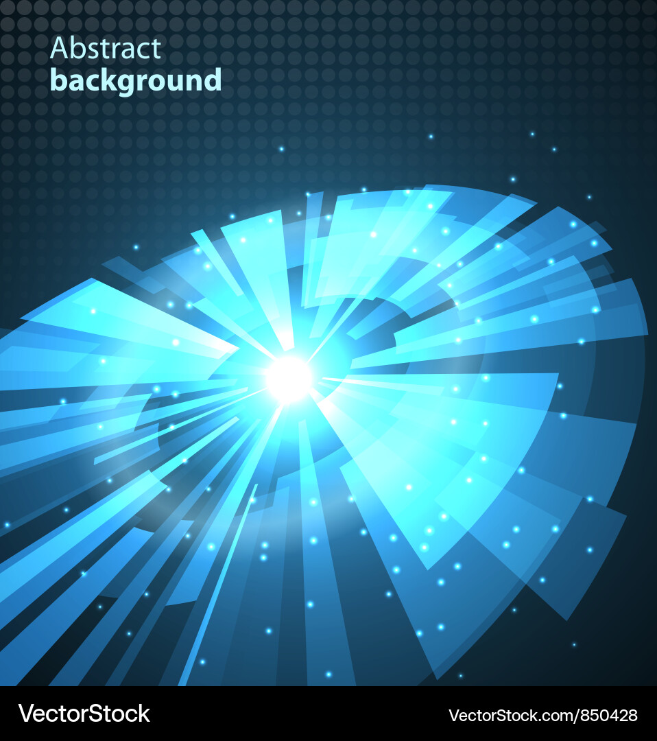 Abstract Technology Circles Royalty Free Vector Image