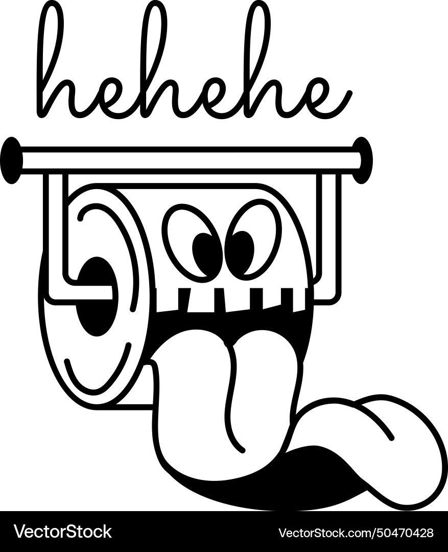 Creepy laugh Royalty Free Vector Image - VectorStock