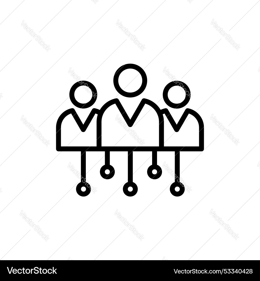 Hr strategy icon set employment hriring Royalty Free Vector