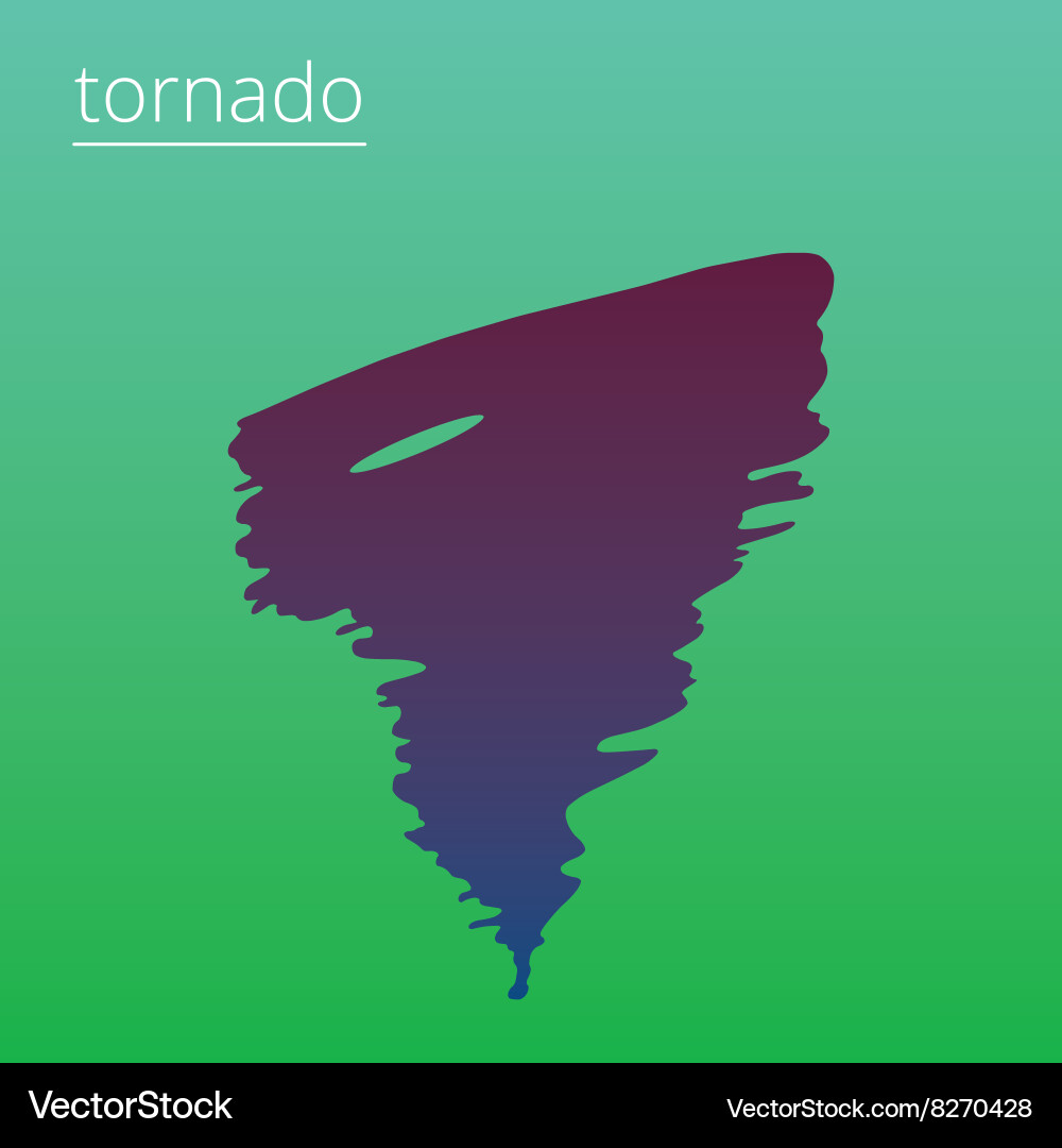 Tornado storm Royalty Free Vector Image - VectorStock