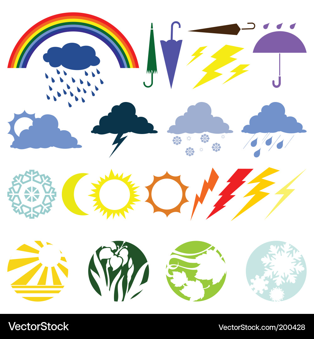 Weather Royalty Free Vector Image - VectorStock