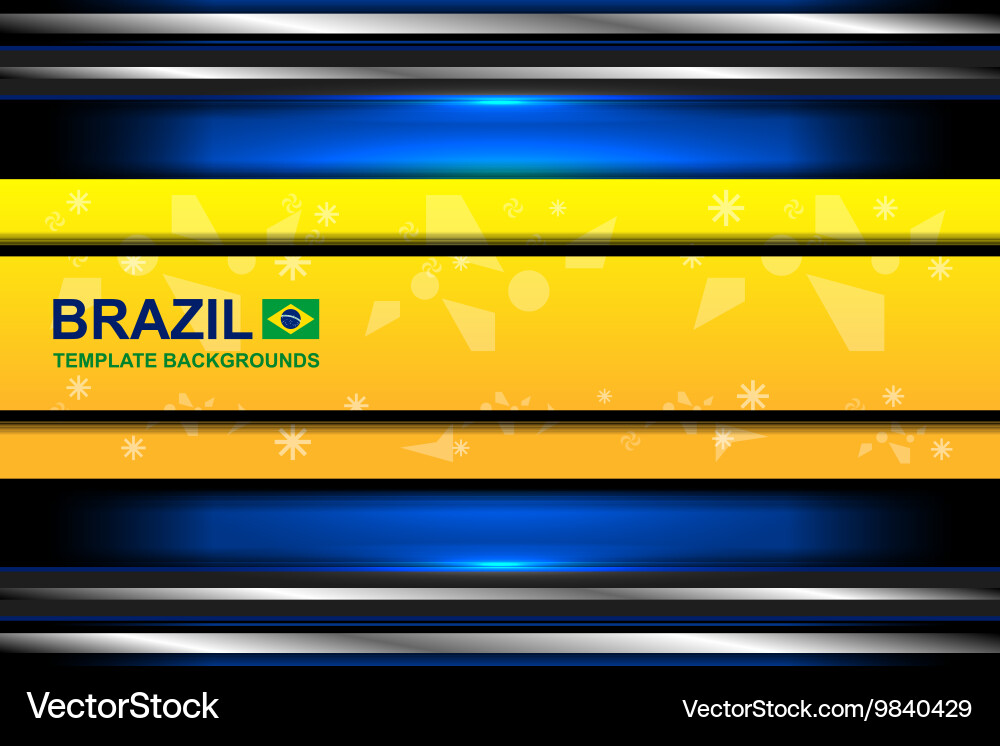 Brazil abstract banner backgrounds Royalty Free Vector Image