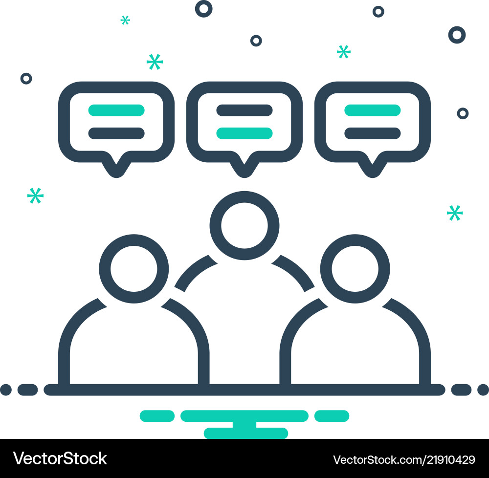 Social group Royalty Free Vector Image - VectorStock
