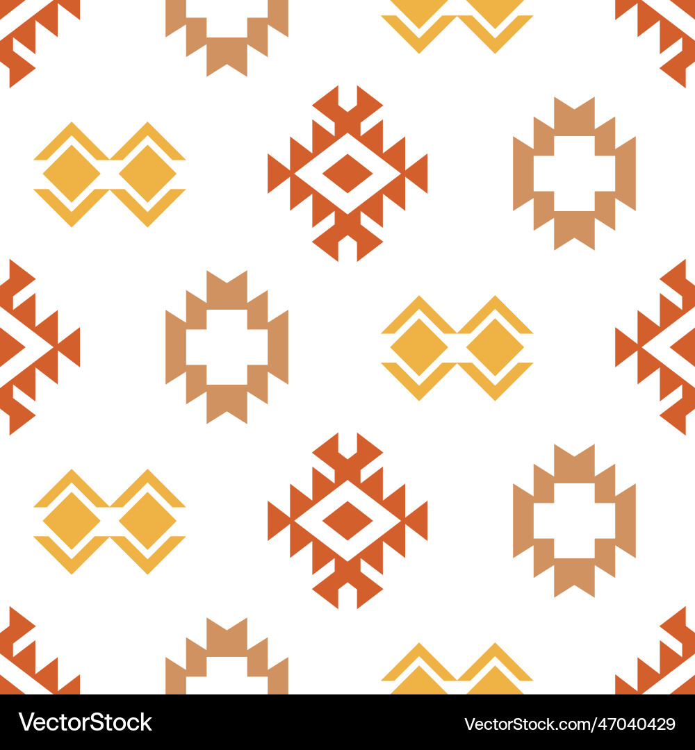 Southwestern Aztec Pattern Royalty Free Vector Image