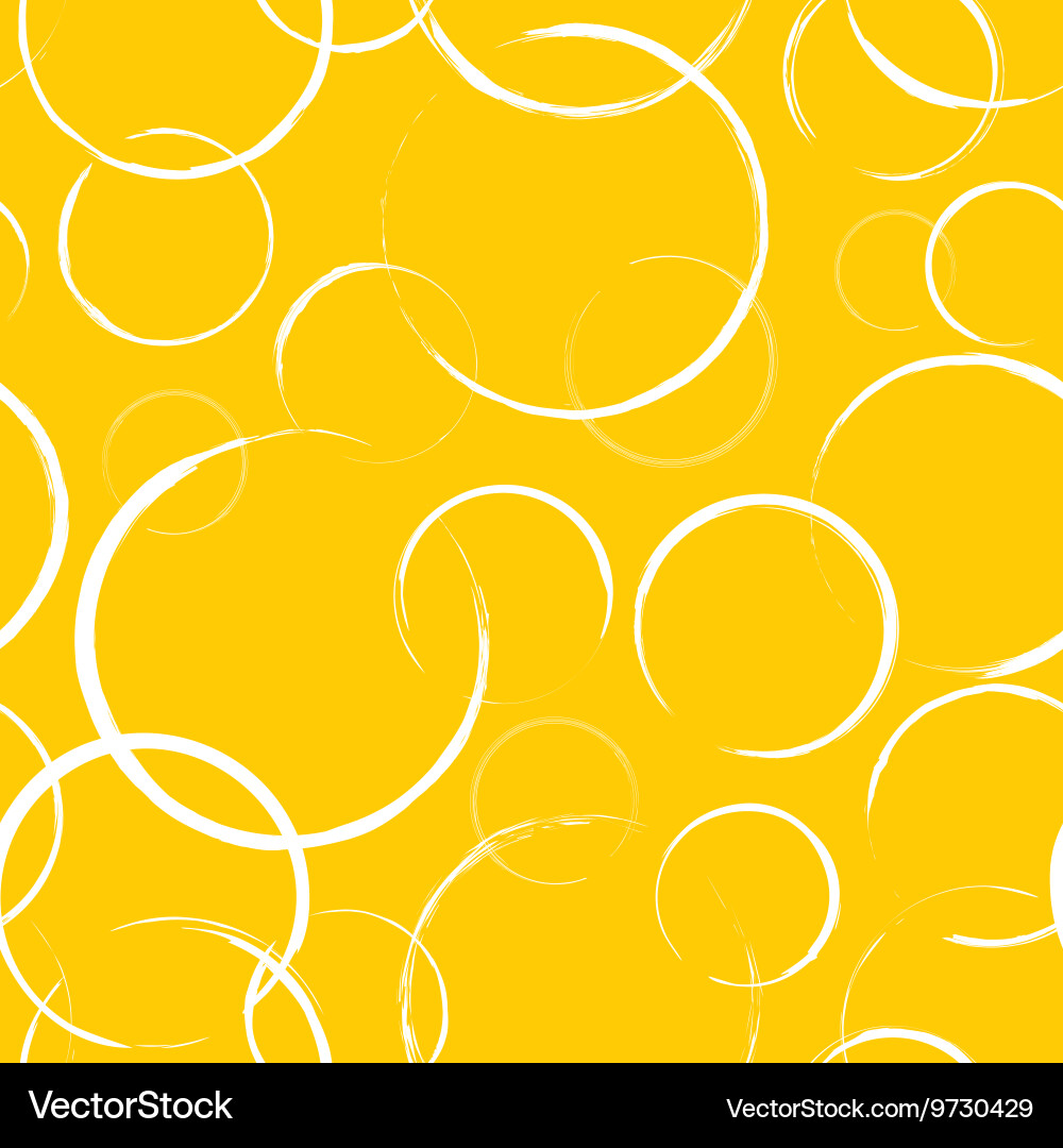 Yellow Circle Pattern Royalty Free Vector Image