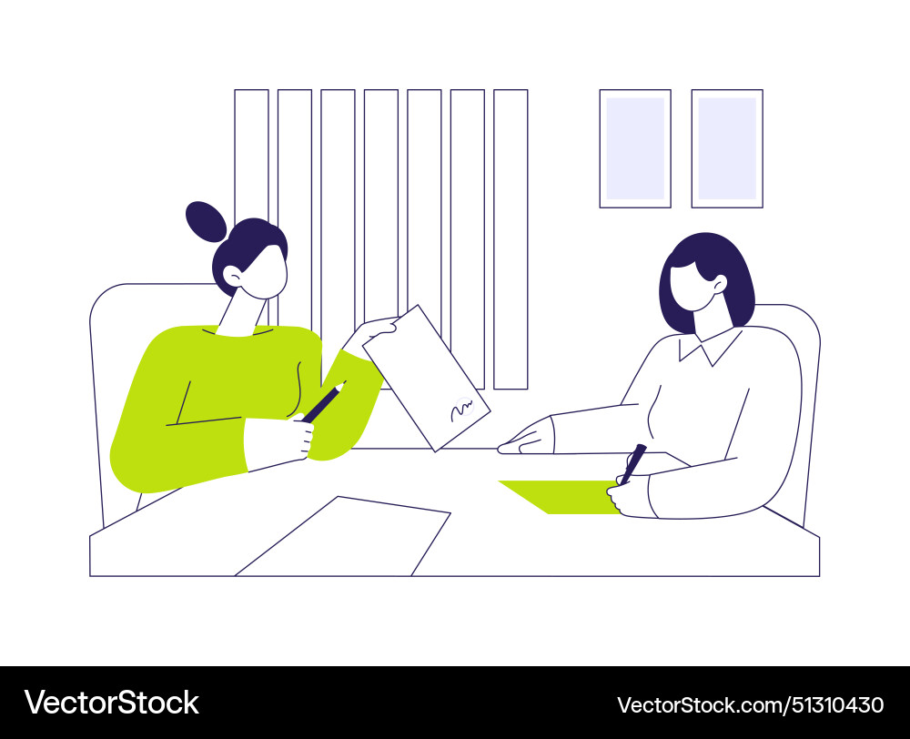 Business license abstract concept Royalty Free Vector Image