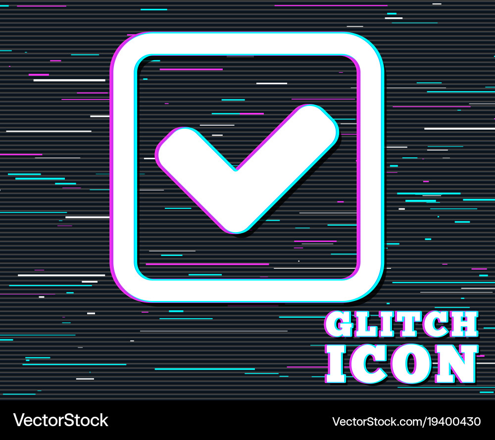 Check mark sign icon yes square symbol Royalty Free Vector