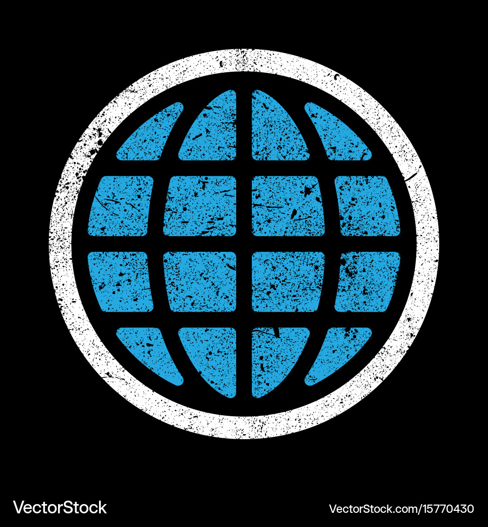 Globe earth planet graphic Royalty Free Vector Image Globe earth planet graphic Royalty Free Vector Image