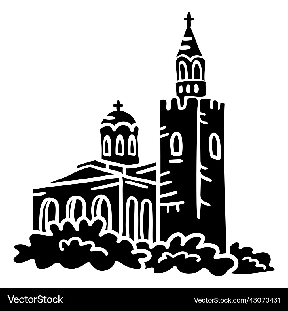 Church cathedral Royalty Free Vector Image - VectorStock
