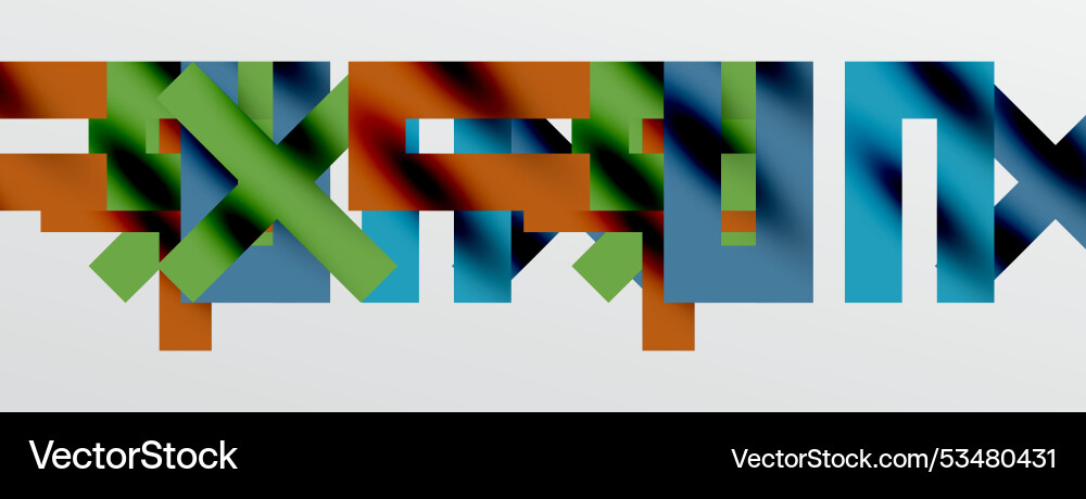 Colorful squares lines minimal abstract Royalty Free Vector