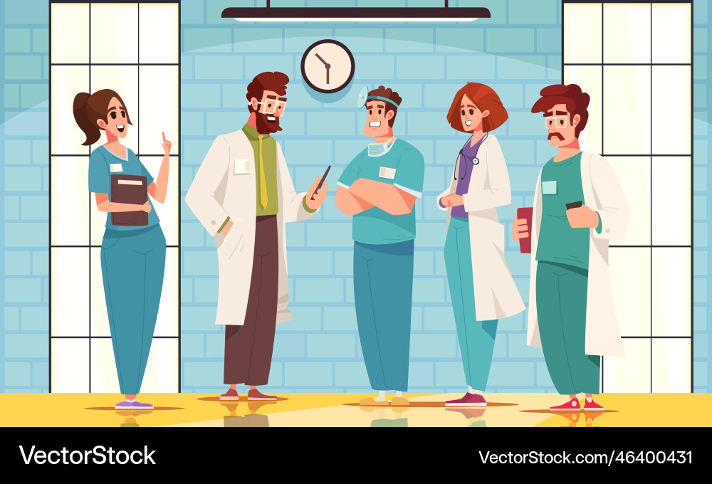 Doctor cartoon concept Royalty Free Vector Image
