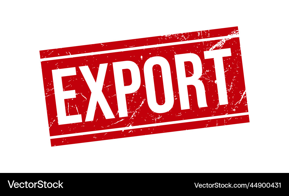 Export stamp seal Royalty Free Vector Image - VectorStock