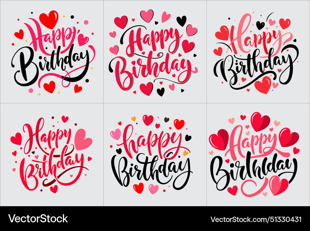 Happy birthday Royalty Free Vector Image - VectorStock