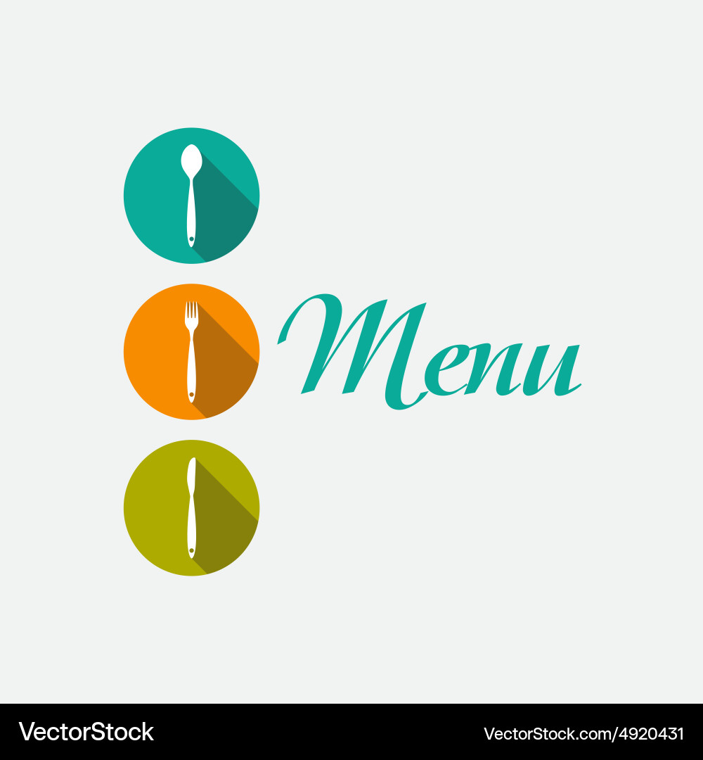 Restaurant menu background template Royalty Free Vector