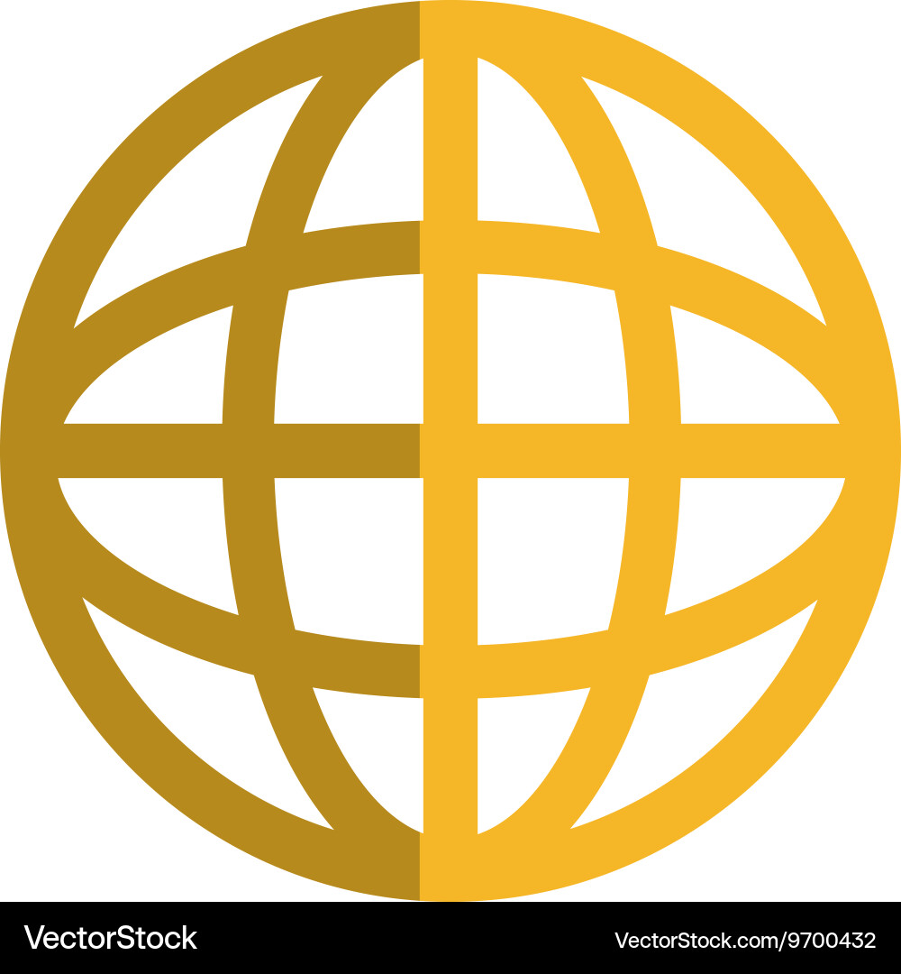 Earth globe diagram icon Royalty Free Vector Image Earth globe diagram icon Royalty Free Vector Image