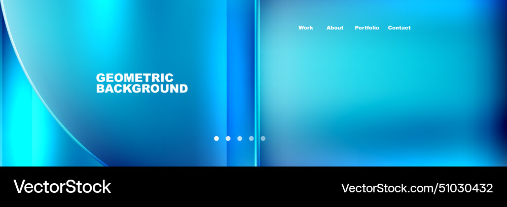 Electric blue rectangle with magenta circle Vector Image